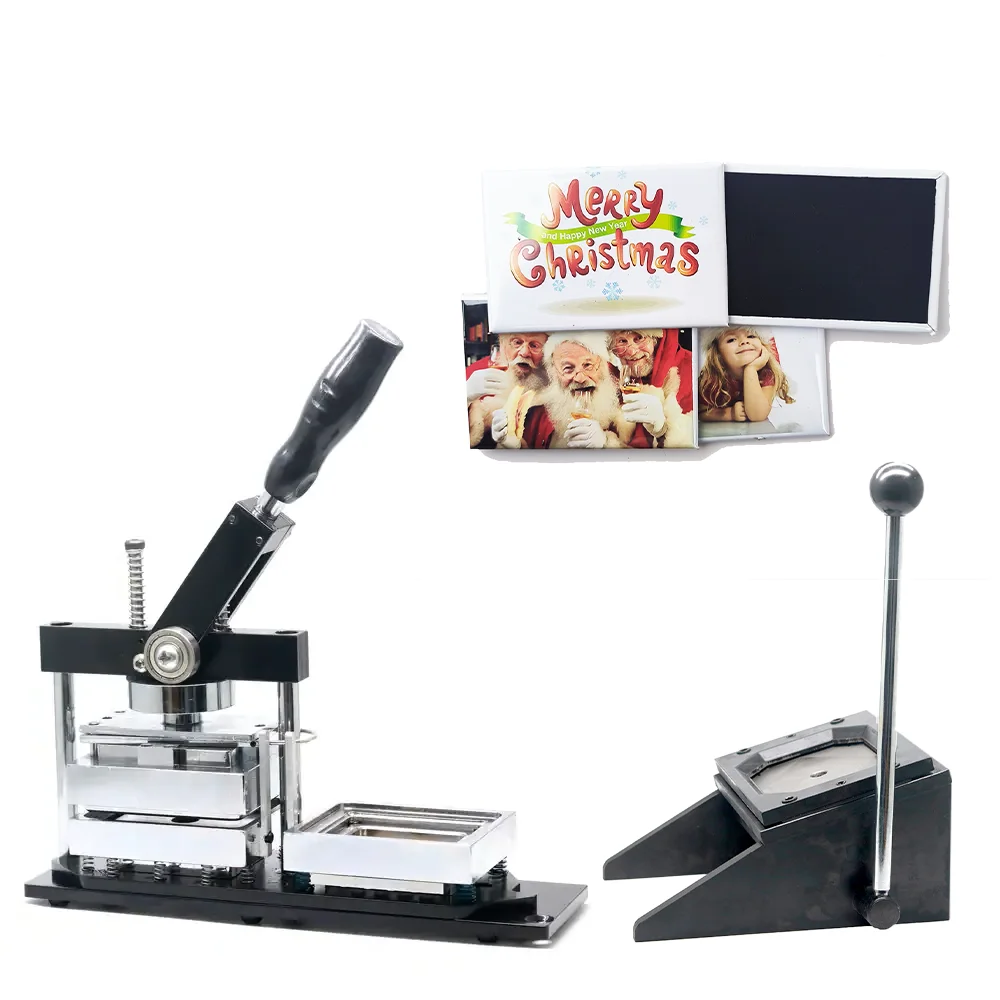 90*65mm Photo Fridge Magnet Maker Machine Kit with OEM Options