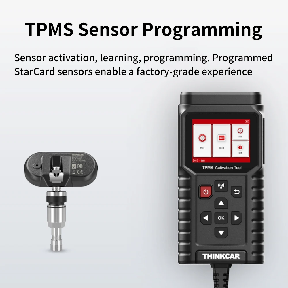 Thinkcar T90 Tpms Tire Pressure Diagnostic Tool 315mhz & 433mhz Sensor ...