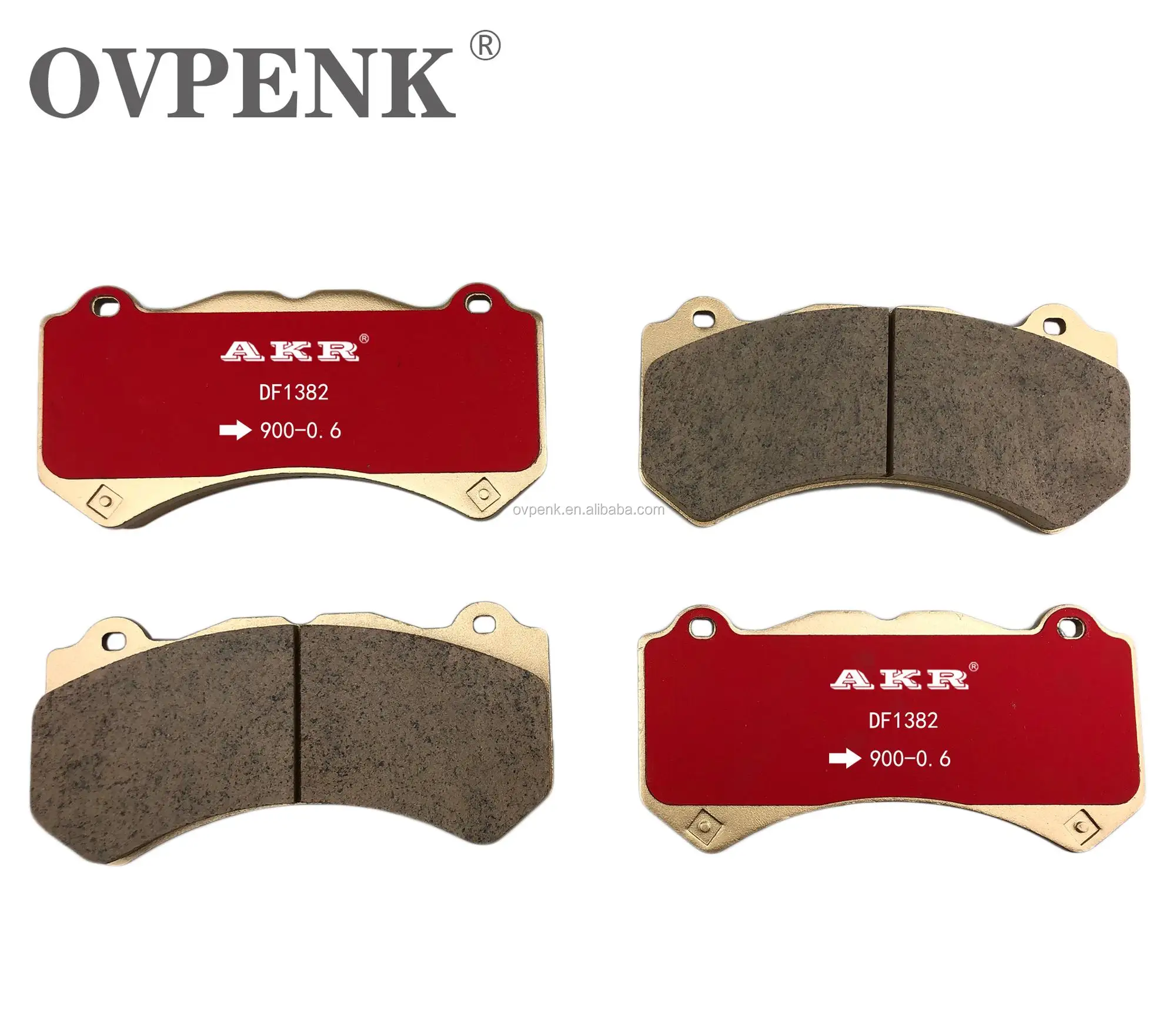 Modified Brake Pads for Brembo GTR R35 - Friction 0.6