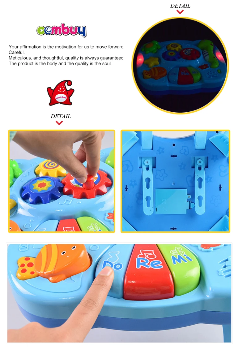 Most Popular Plastic Cartoon Animals Electric Learning Light Musical ...