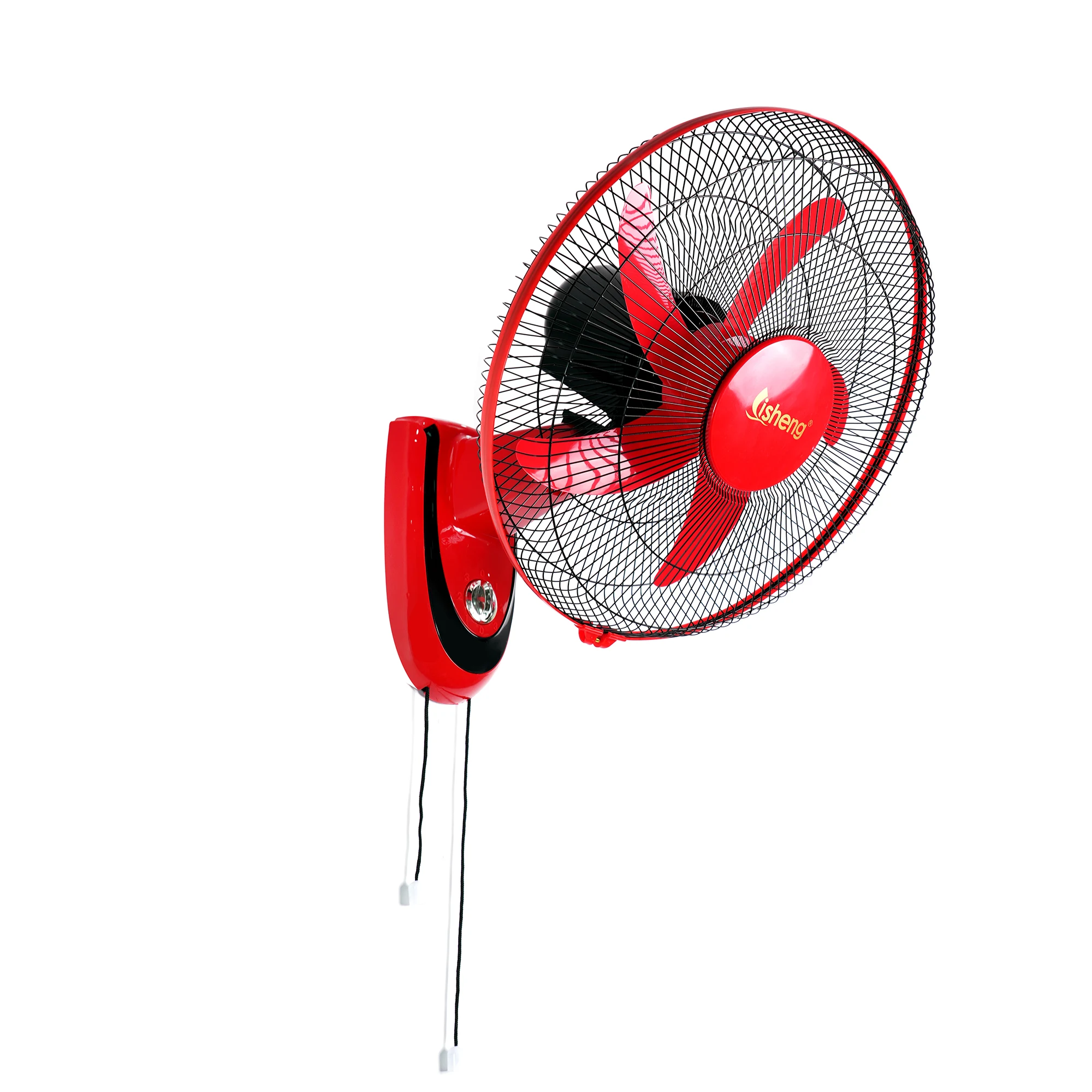 AC/DC 16-Inch Wall Mounted Fan Digital Control DC 12V Brush Motor Air ...