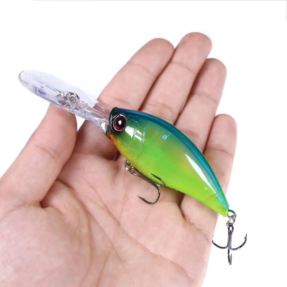 12.5cm 20.5g Crankbaits Set for Bass Hard Baits Sinking Lures Crank Bait Kit Fishing Tackle ...