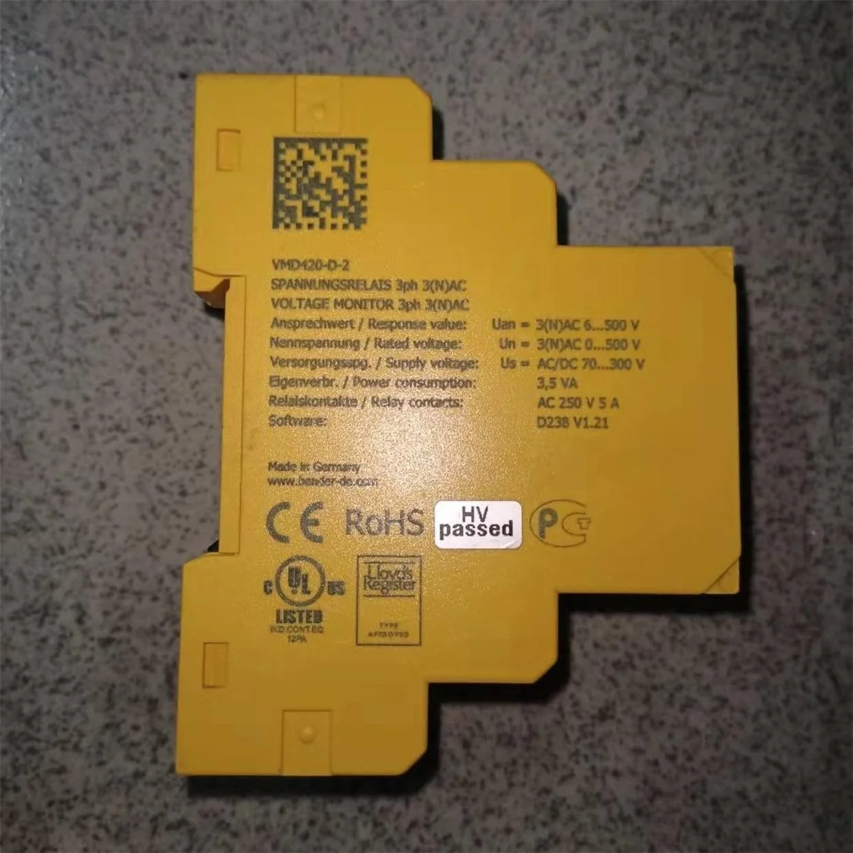 Vmd420-d-2/irdh275-427 Germany Bender Insulation Monitor Transformer ...