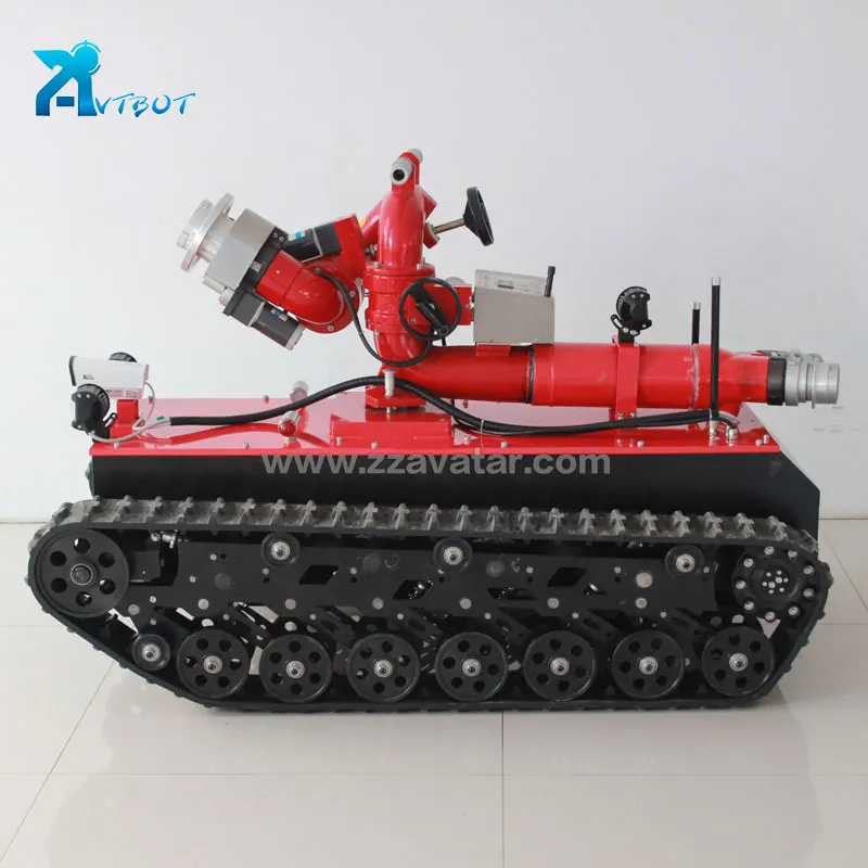 Remote Control Crawler Chassis Fire Fighting Water Cannon Robot - Buy ...