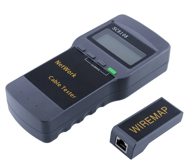 Portable Multifunction Wireless Network Tester Sc-8108 Lcd Digital Pc ...