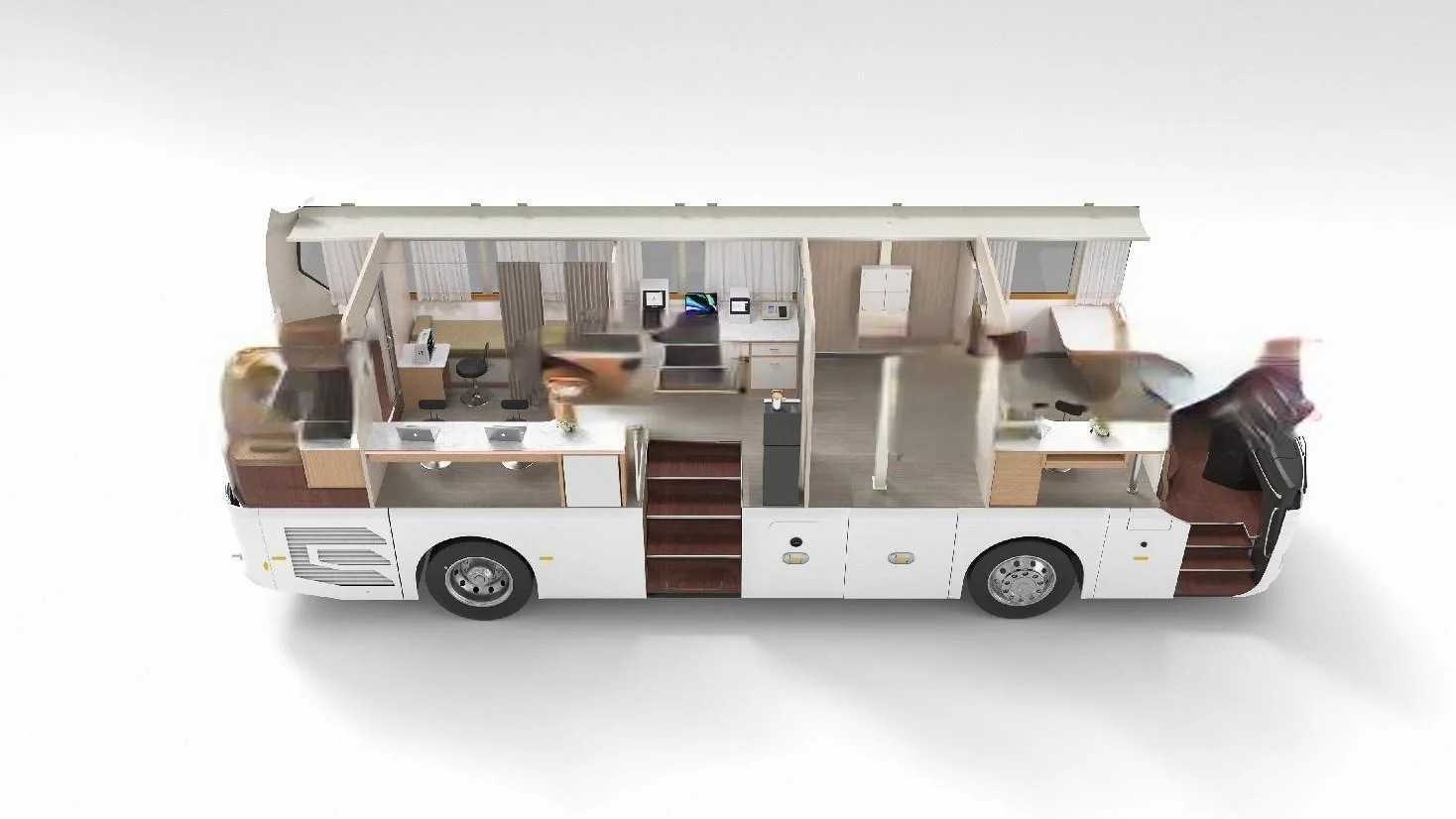 Mobile Medical Examination Vehicle 7M 9M 11M 12M for Hospital Physical ...