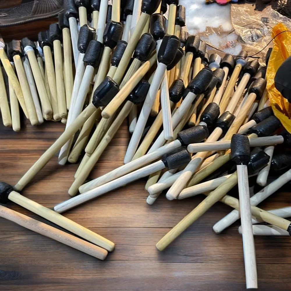 Handmade Wooden Shaman Drums Mallets - Buy 16" With Goat Skin Frame ...