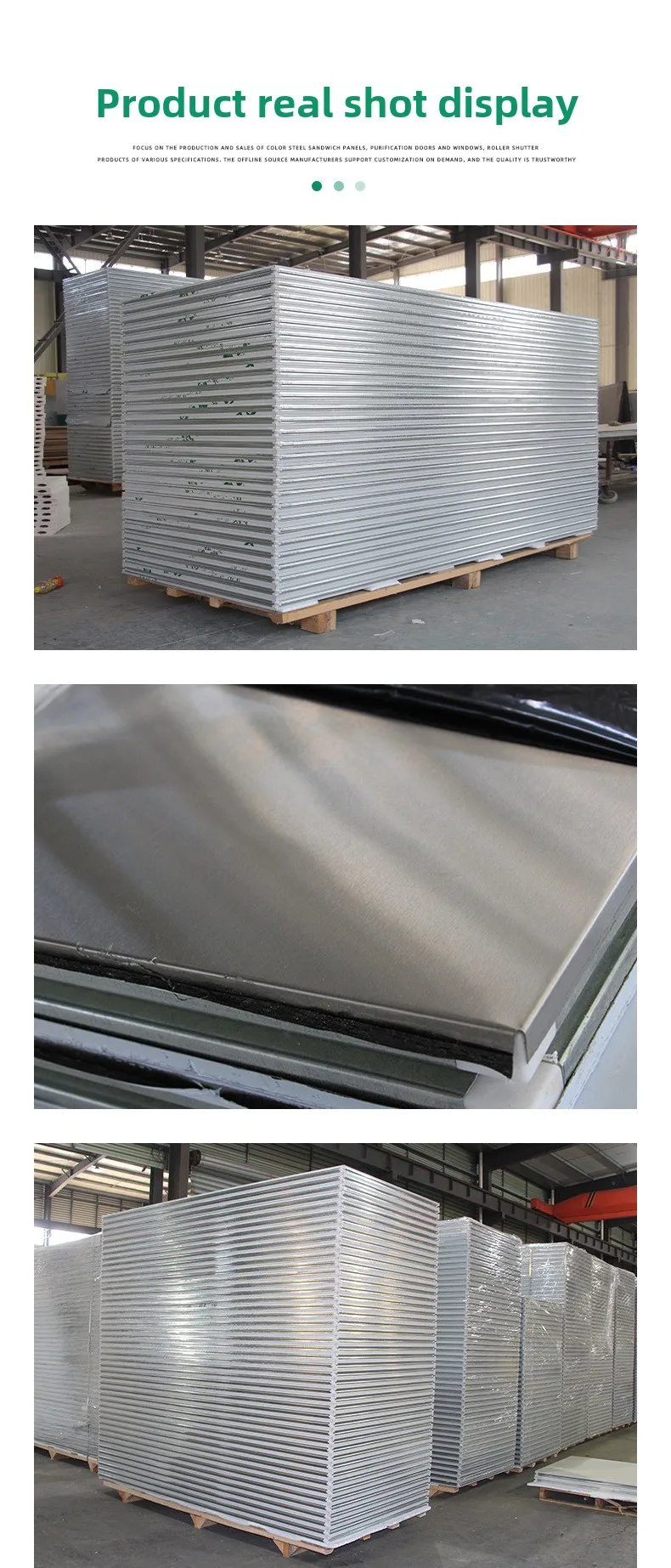 Lightweight Hospital Engineering Composite Sandwich Panels Color Steel ...