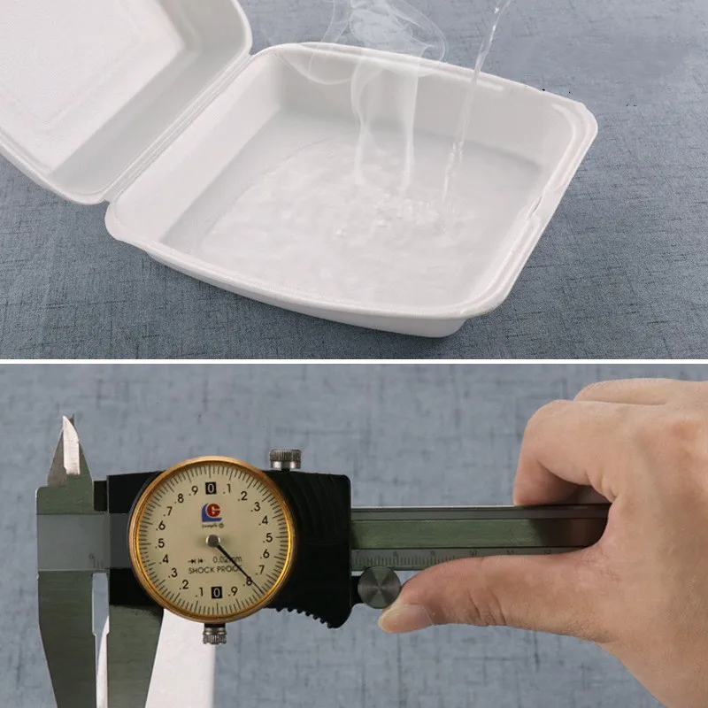 Burger Foam - Packed Lunch Styro Food Pack Alternatives