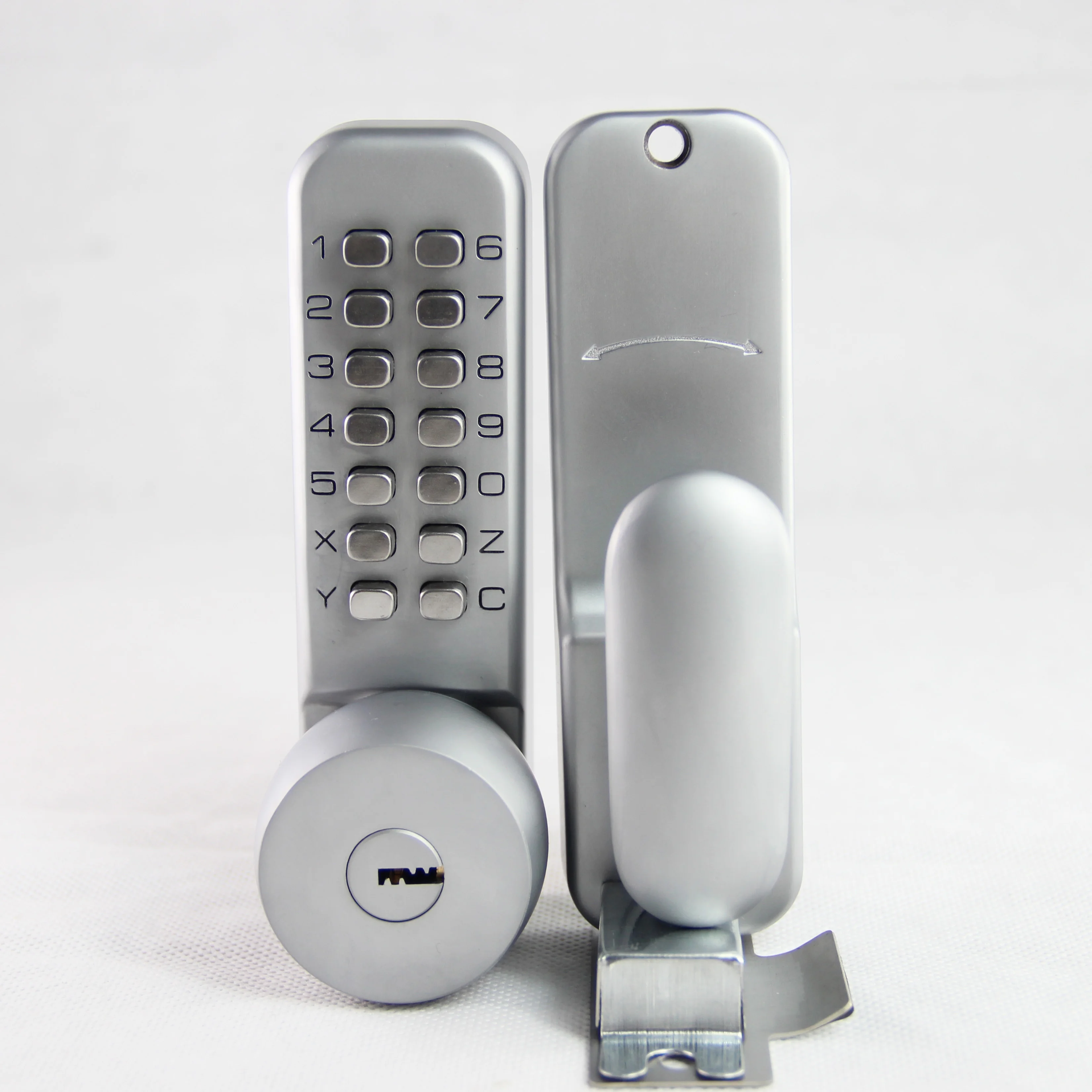 Safe Zamak Mechanical Push Button Digital Door Lock