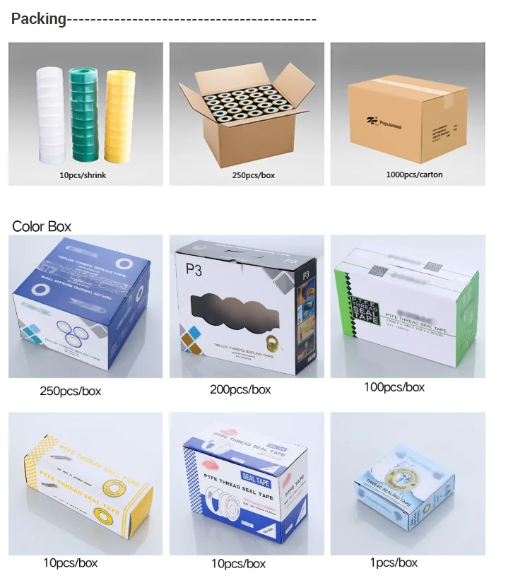Tombo Taifulong Ptfe Tape Thread Sealant High Density Seal Tape Ptfe ...