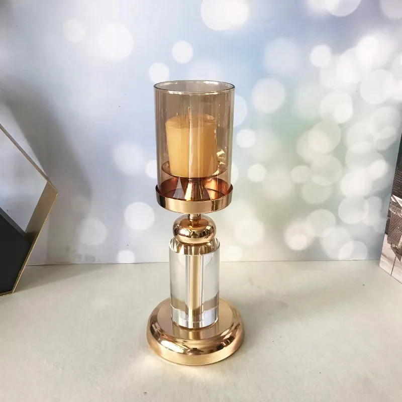 Modern Luxury Crystal Candlestick Decoration Model Room Porch Romantic ...