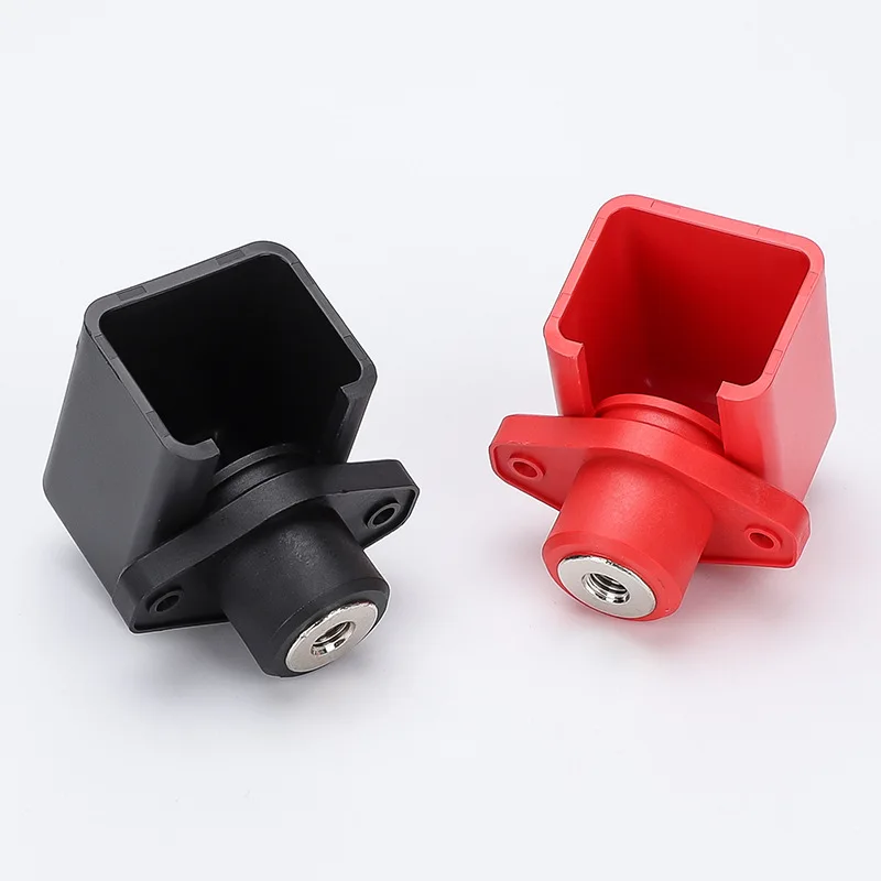 Nickel Plated Copper Screw Terminal Through-Wall Connector Bolt Type ...