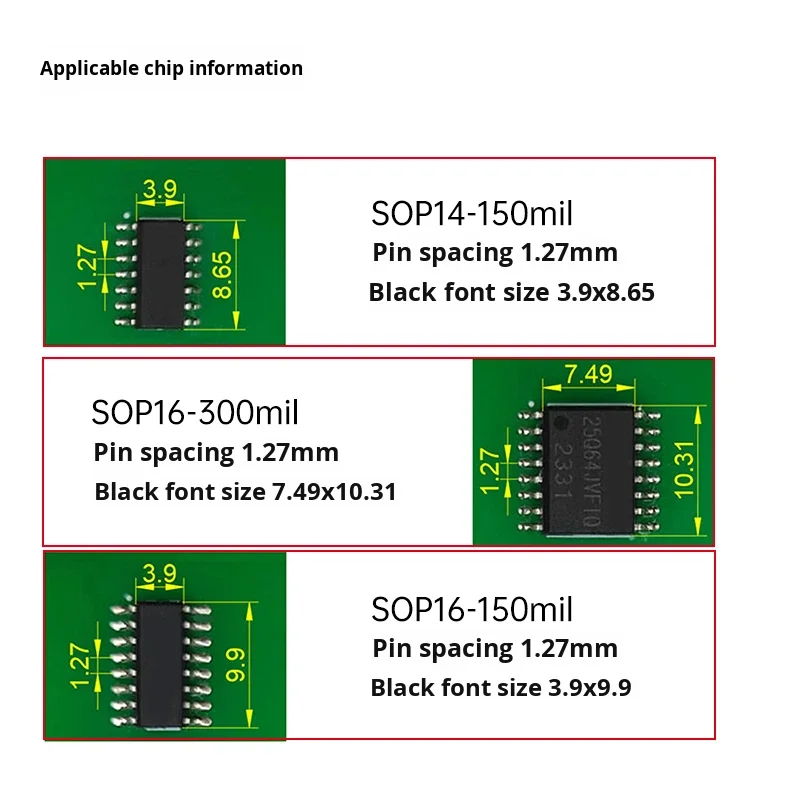 Original SOP14/SOP16 Programming and Reading Test Probe Microchip ...