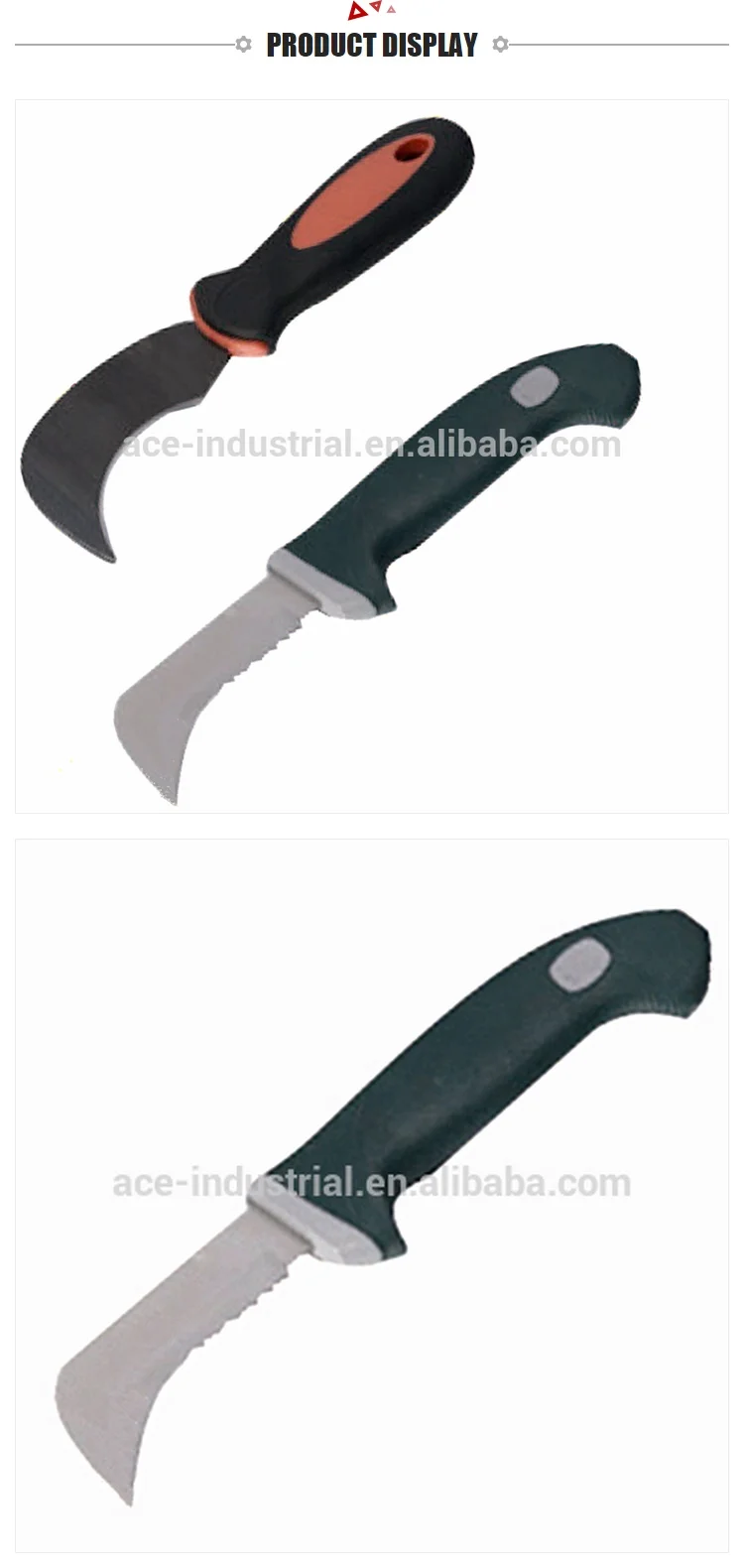 Quarter Moon Knife Half Moon Linoleum And Sheet Vinyl Flooring Knives ...