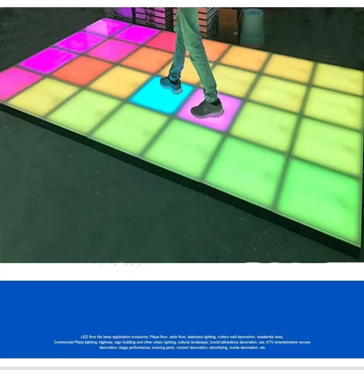 Custom Programmable RGB LED Dance Floor Lights for DJ/Event - OEM