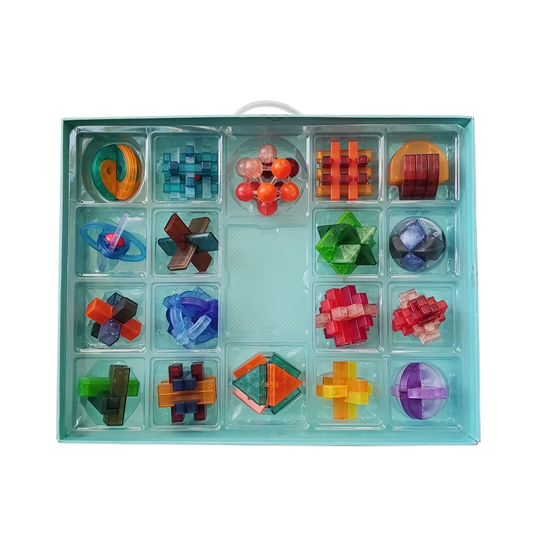 Educational Intellectual Exercise Colorful 3d Puzzle Toy Brain Teaser ...