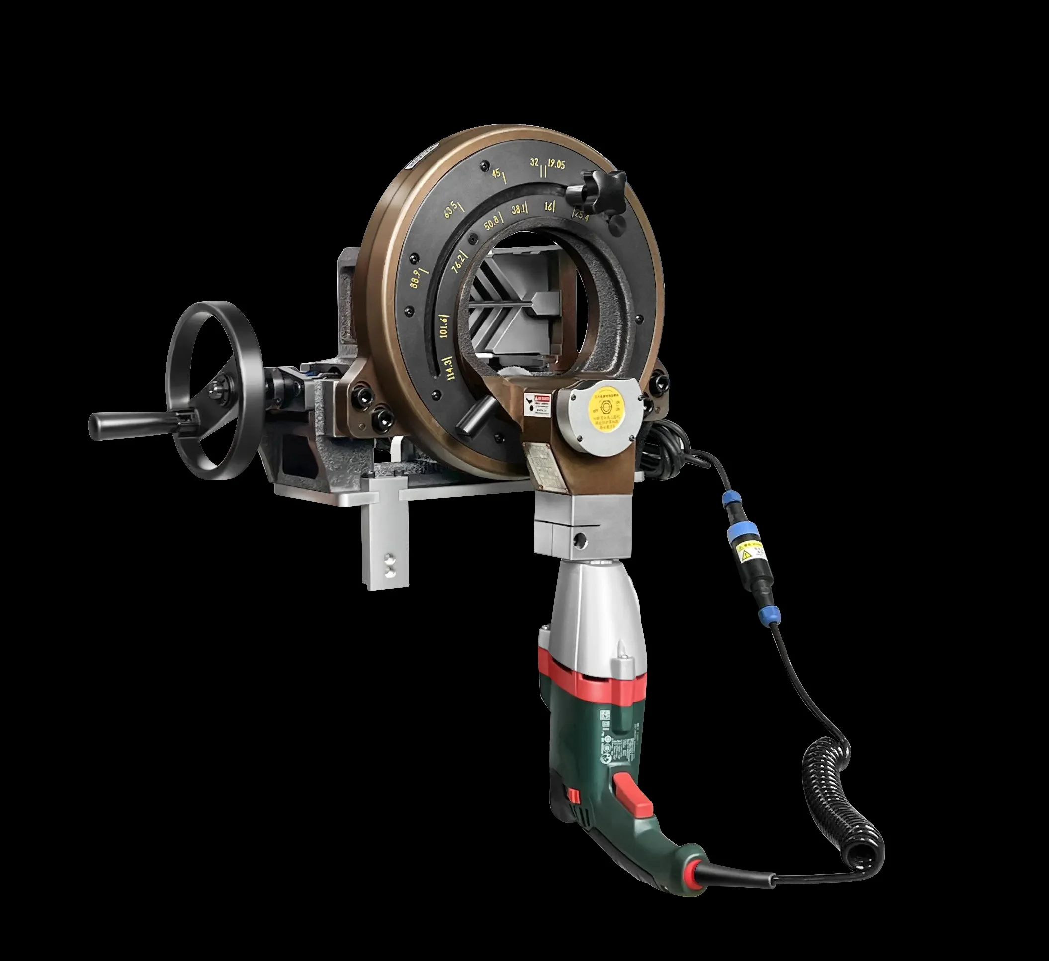 Orbital Pipe Saws Orbital Pipe Cutting Machine For Plastic Metal Pipe ...