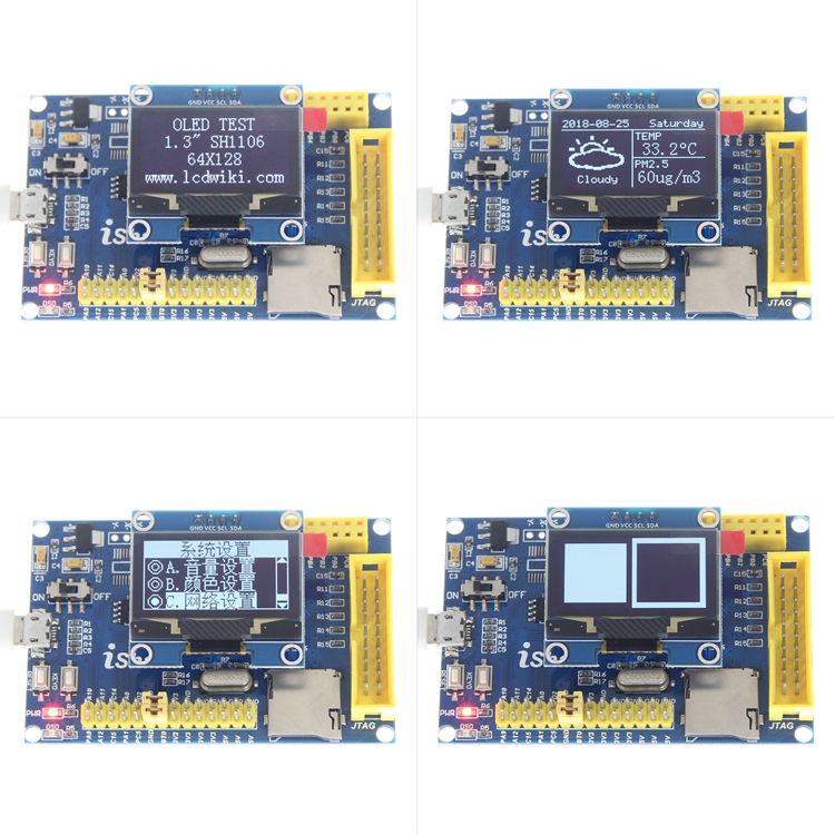 1.3 Inch Oled Iic Gnd Display Module With Large Viewing Angle Driver Ic ...