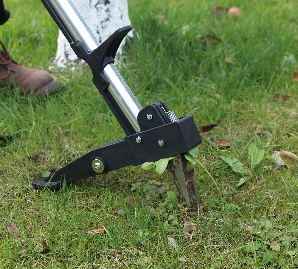 Aluminum Handled Mechanical Weed Puller - Easy Lawn Care