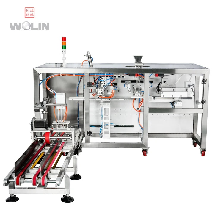 Premade Ready Preformed Pouch Bag Horizontal Linear Doypack Machine 4 ...
