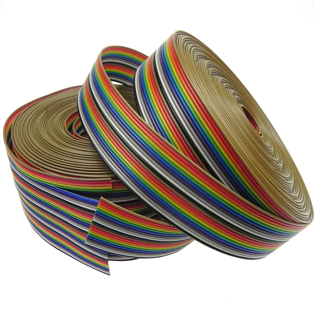 40 Pin 40 Wire 1.27 Mm 2.54mm Pitch Idc Flat Ribbon Cable - Buy Idc 40 ...