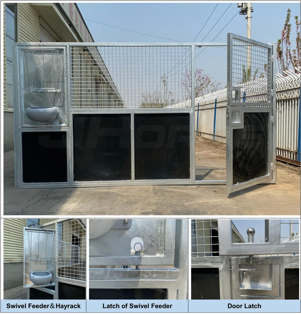 10ft Steel Temporary Stalls - Safe & Durable Horse Housing