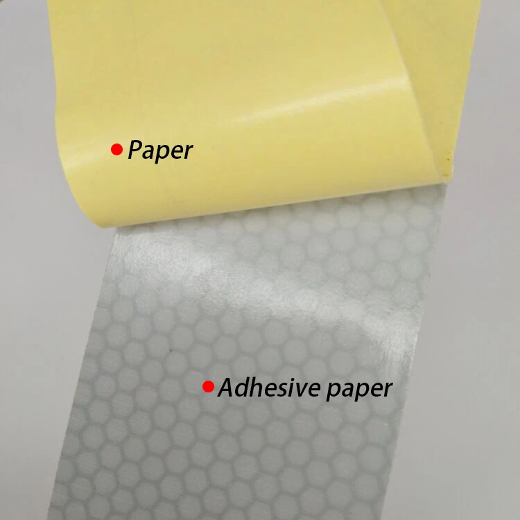 Free Sample Red White Dot Reflective Sheeting Sticker Adhesive Saferty ...