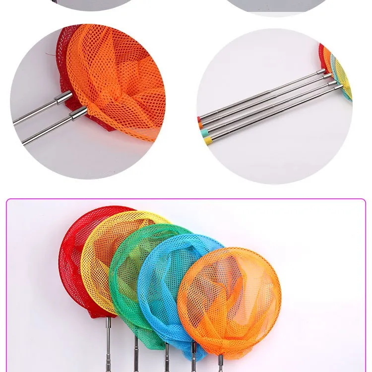 Wholesale 10 Kinds Of Colourful Telescopic Kids Fishing Net For Kids ...