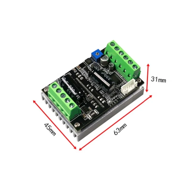 Bldc-500w 6-60v20a Inductive Brushless Hall Motor Control Pwm Three ...