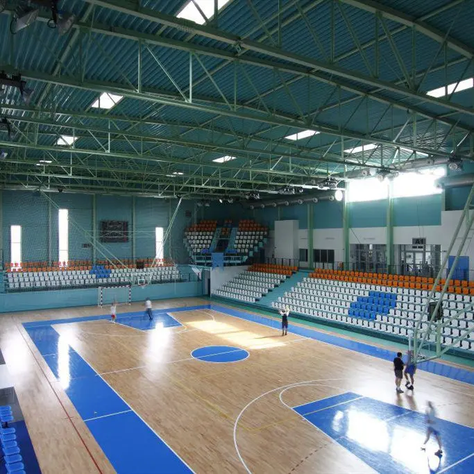 Prefab Space Frame Indoor Stadium Sport Arena Hall Building Steel Truss ...