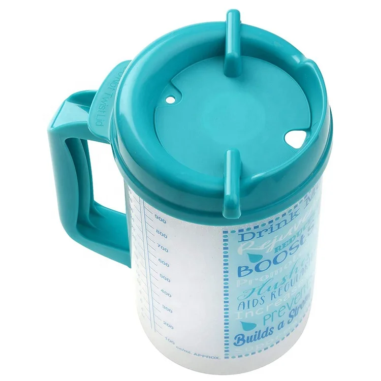 Double Wall Plastic 32 oz Insulated Travel Mugs Measurement Customized ...