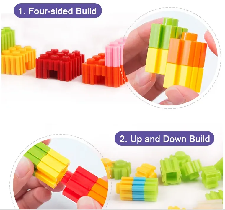 OEM & ODM Plastic ABS 40 Colors 3D Diamond Build Blocks