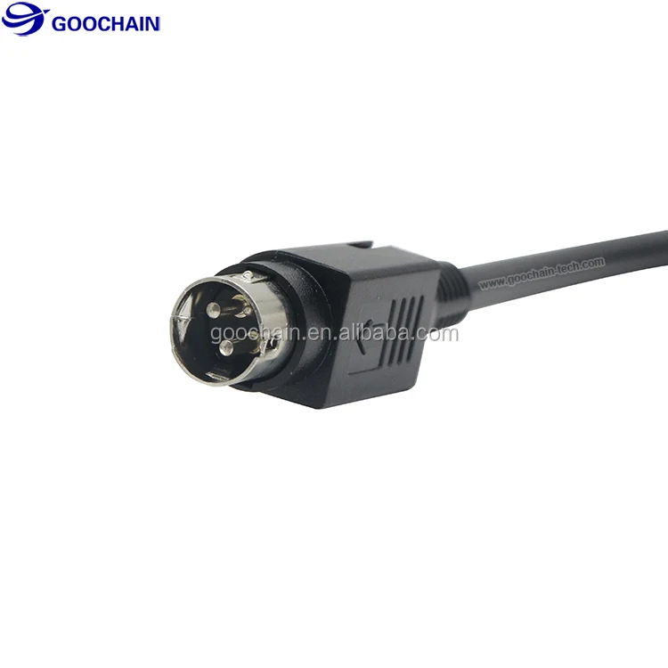 Custom Power Mini Din 3 Pin To Molex 2 Pin Connector Cable - Buy 3 Pin ...