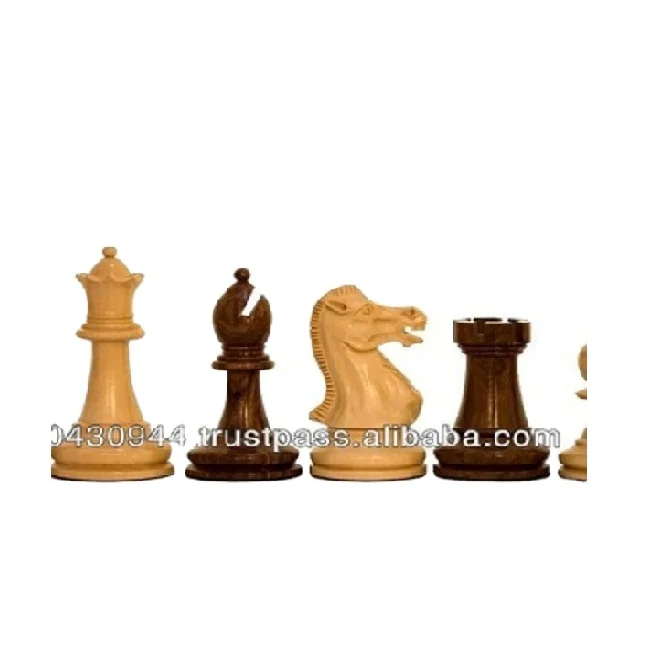 Reykjavik Style Chess Set Wooden Chess Pieces Table Game Different ...