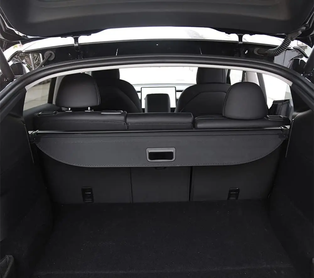 Tesla Model Y Retractable Luggage Carrier Partition Luggage Compartment ...