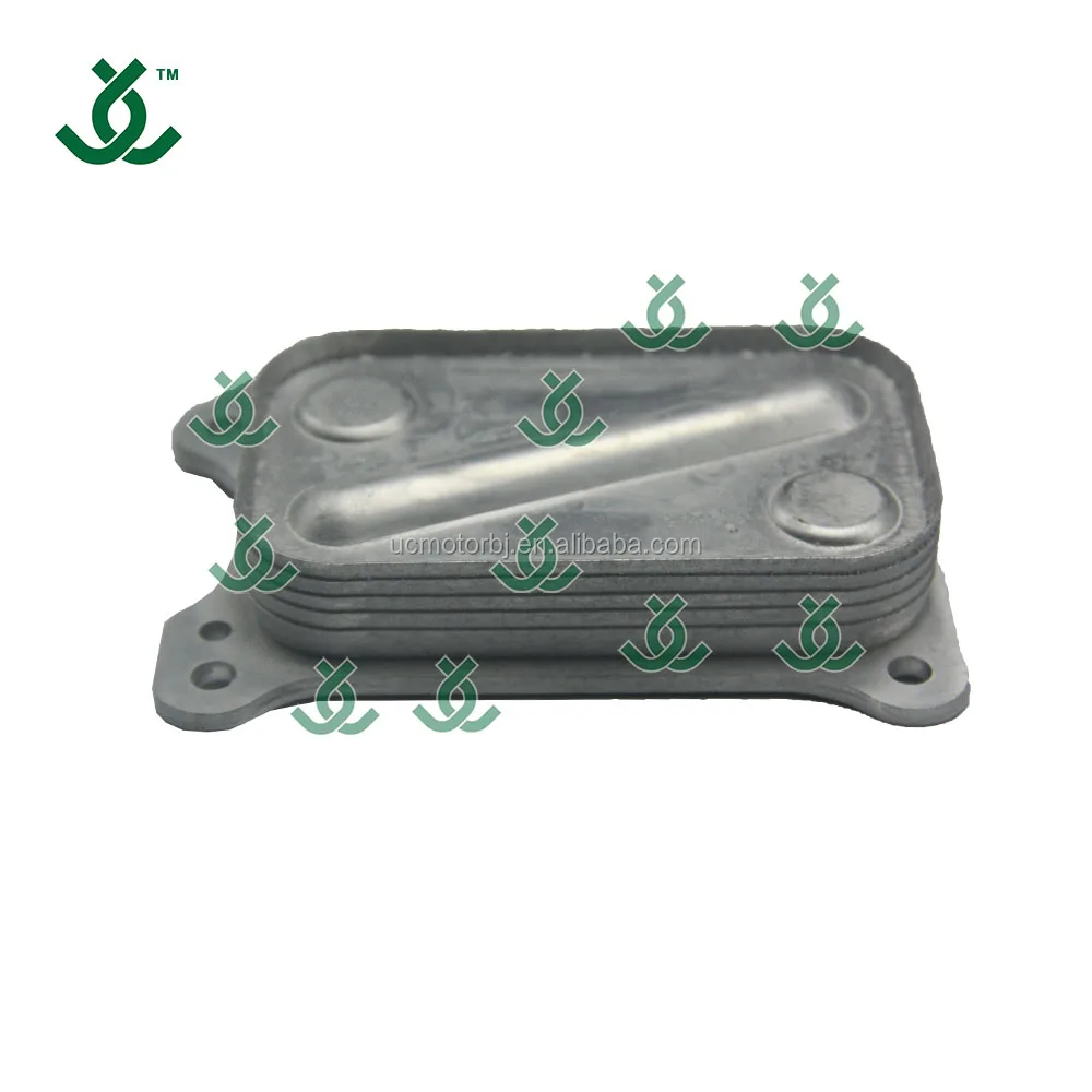 Car Heat Exchanger Aluminum Engine Parts Oil Cooler 55193743 For Opel ...