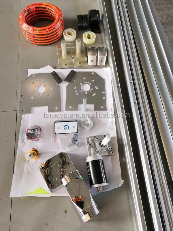 New Dongfeng Truck Model Polished Aluminium Oxidizing Dump Trailer Tarp ...