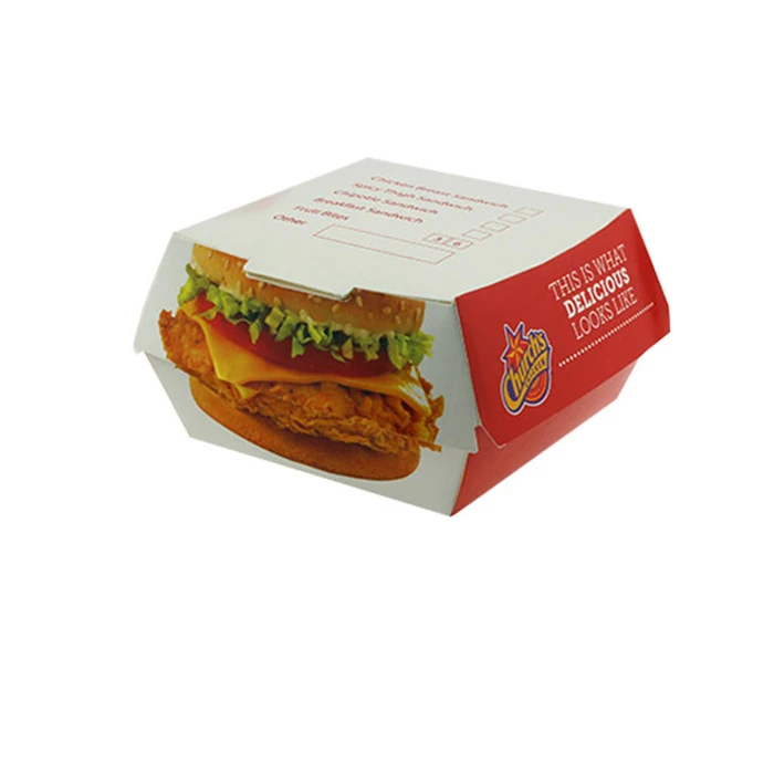 Fast Food Paper Container Burger Packaging Design - Buy Burger ...