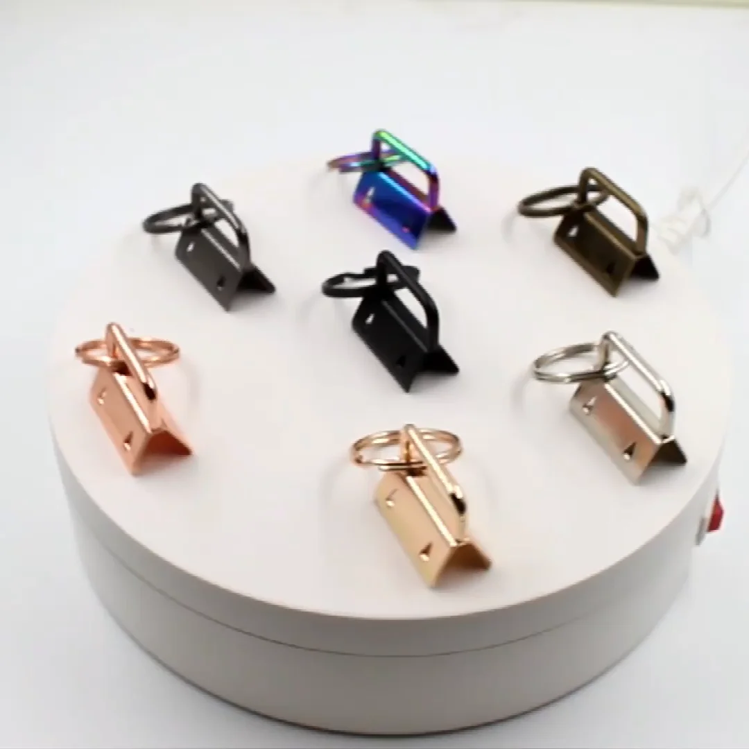 China Manufacturer Cloth Tail Clip Shape Key Fob Keychain Hardware ...