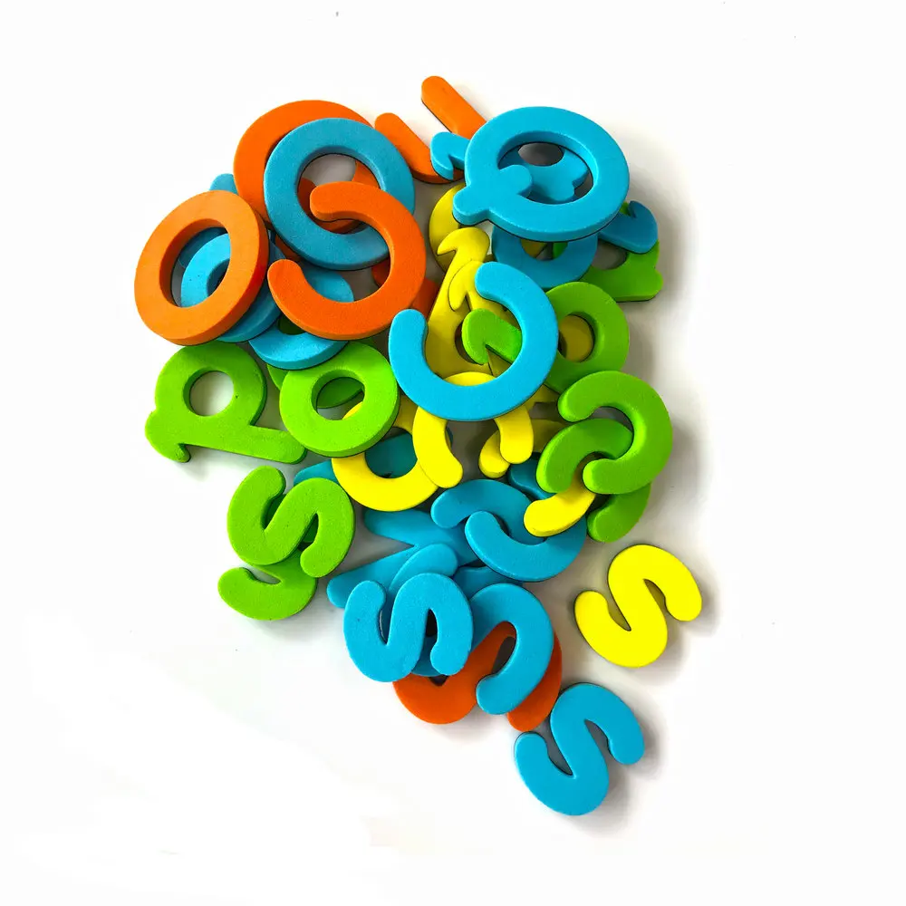 Alphabet Lowercase And Uppercase Foam Magnets Toy With Easel White ...