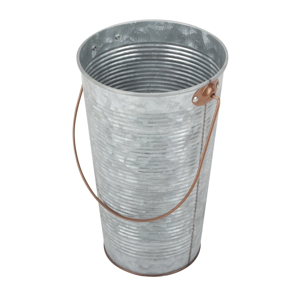 Galvanized Steel Metal Handle Bucket - Buy Galvanized Steel Handle ...