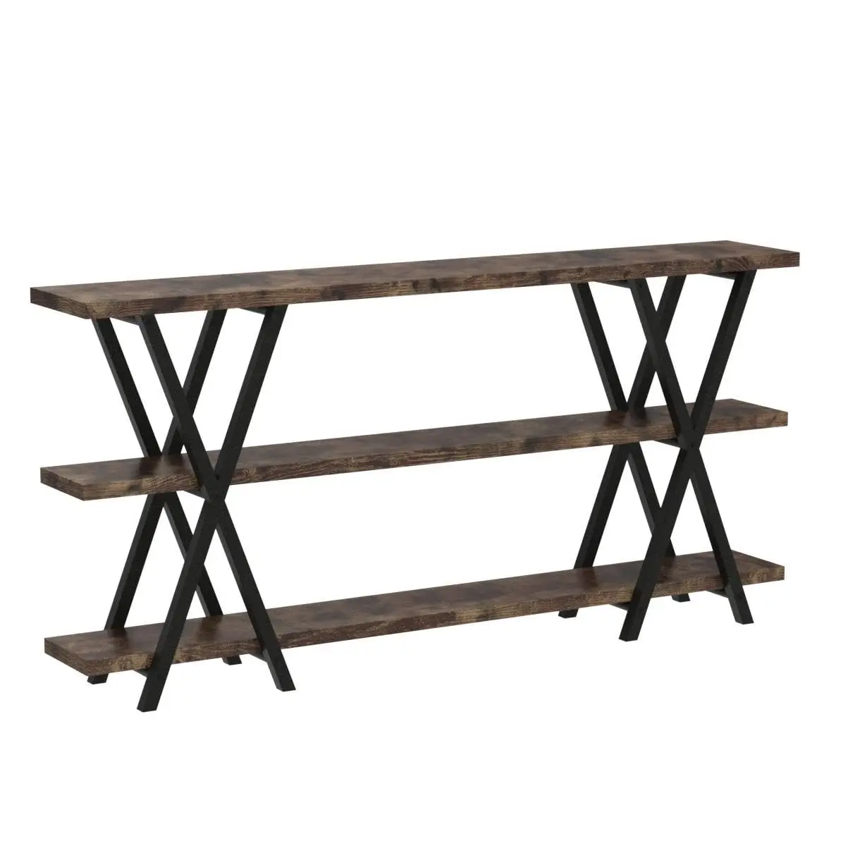 Design Simple Black And Wooden Console Table For Tv Console Table ...