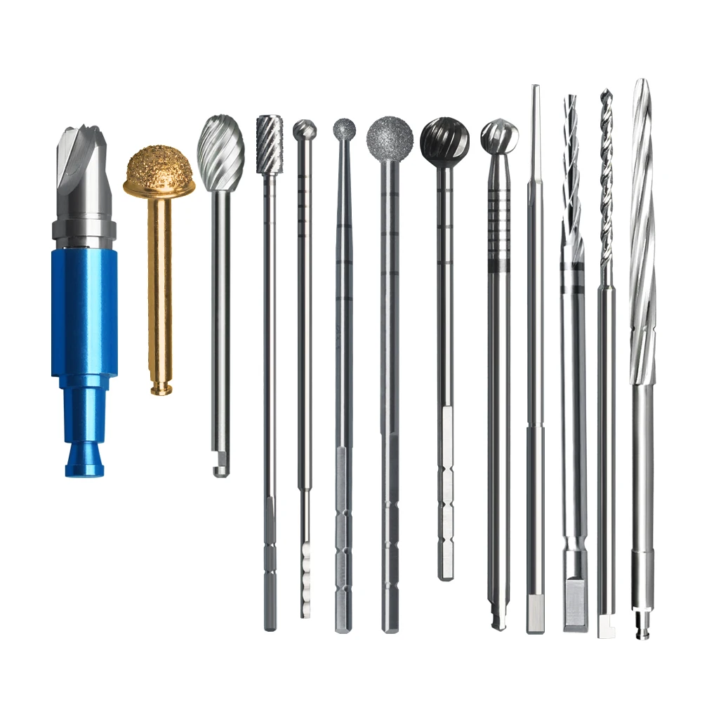 Juego De Instrumentos Médicos Ent Burs De Carburo De Acero Inoxidable ...