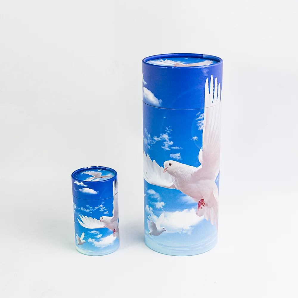 Eco Friendly Biodegradable Paper Scattering Tubes Bio Cremation Urns ...