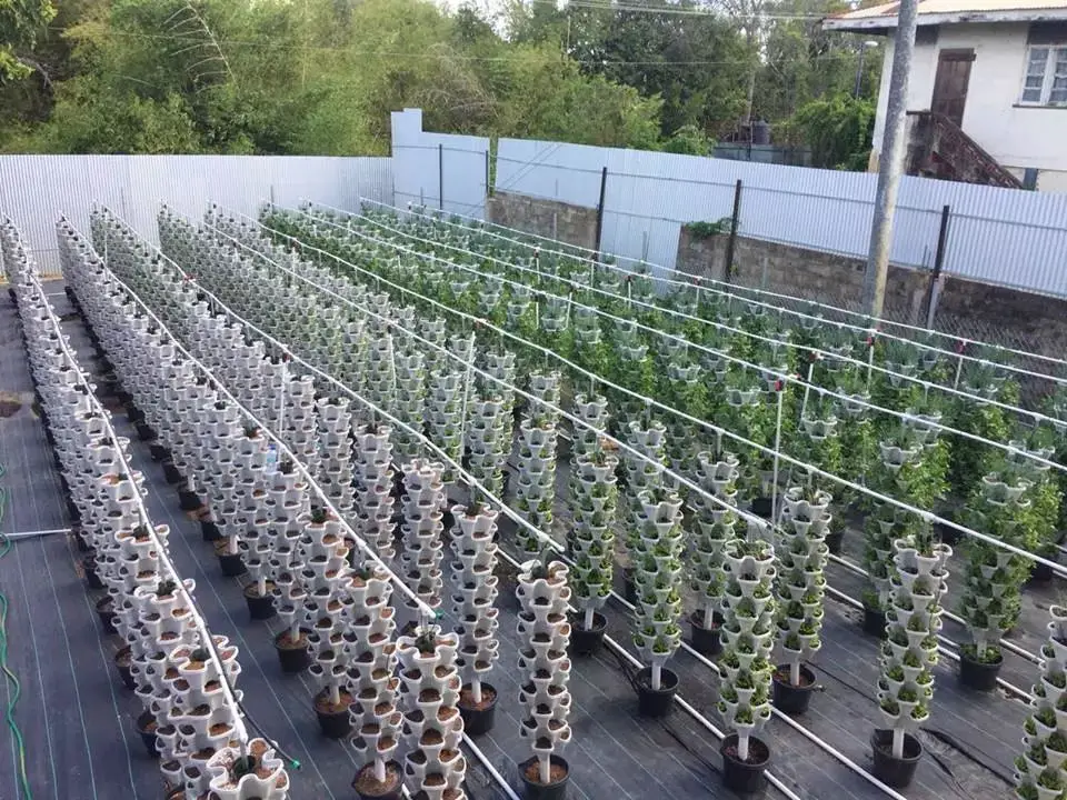 Hydroponic Tower Gardens Stacking Planters Planting Pots| Alibaba.com