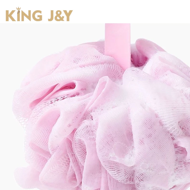 PE Mesh Sponge - Round Bath Buffing Sponge Back Strap Body Bath