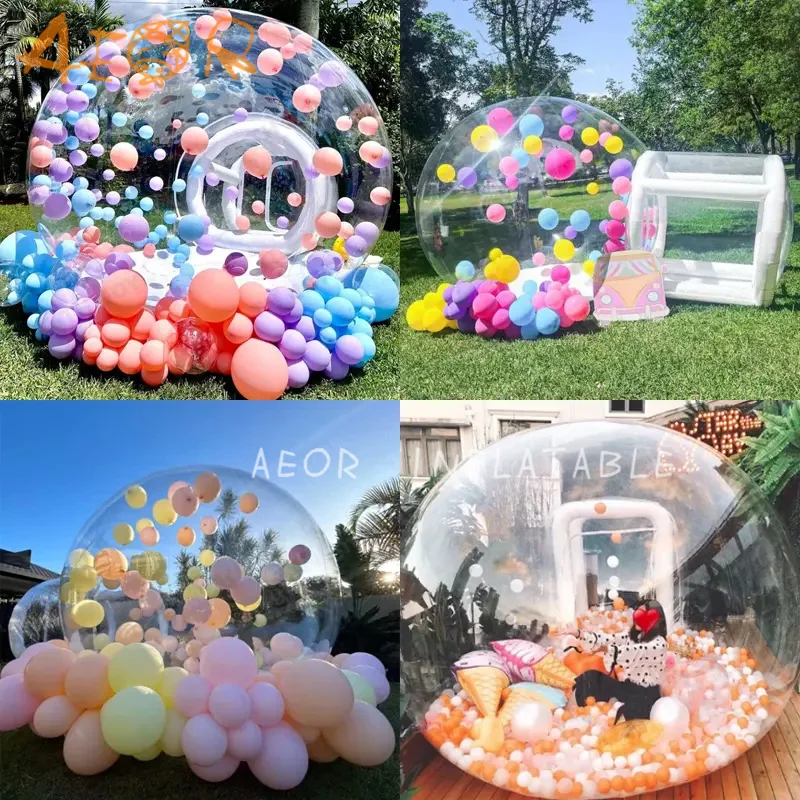Aeor Inflatable Bubble Tent with Customizable Features & Balloons