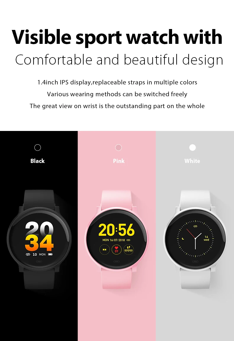 Custom Ce Rohs Blood Sport Pressure Waterproof Fitness Android Reloj ...