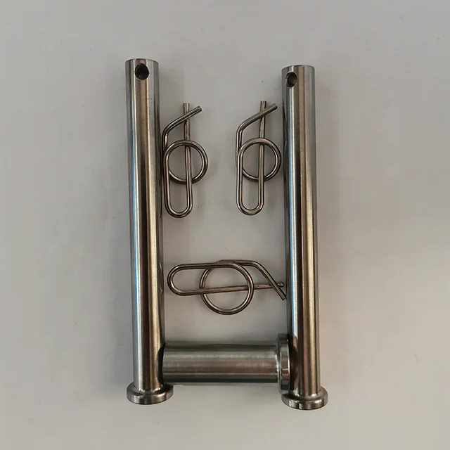 Titanium Jacobs Ladder Clevis Pin Kit With Clips 3/8*3.71",1/2*1.3 ...